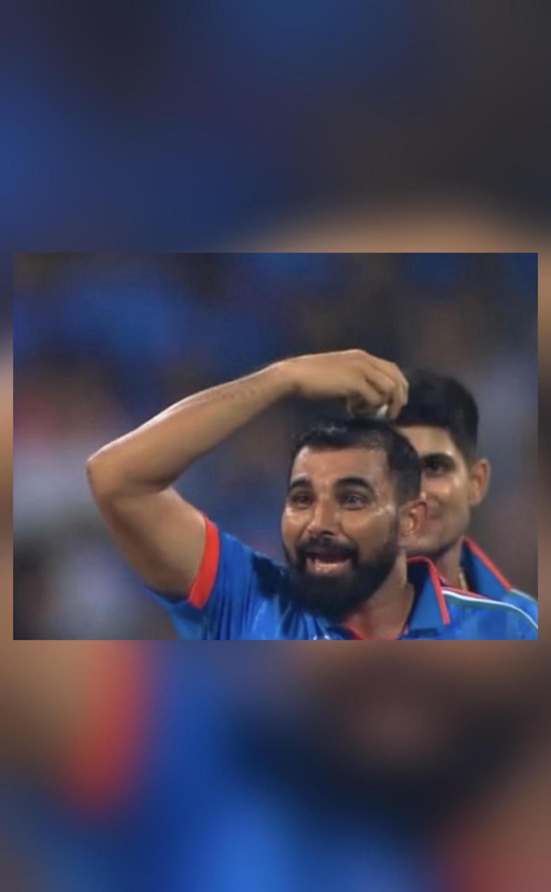 It was for our bowling coach who doesn't have hair: Gill on Shami's ...
