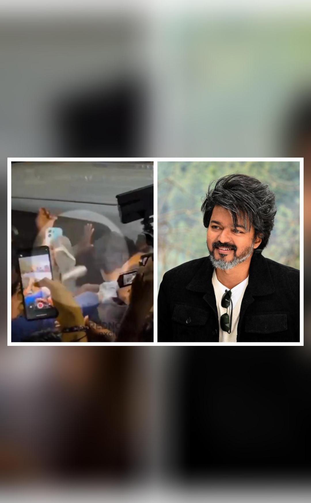 Actor Vijay hit with slipper at actor-politician Vijayakanth's funeral ...