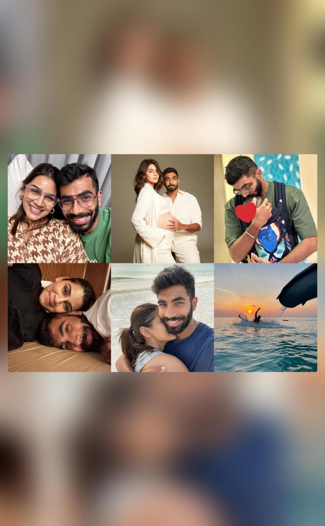 Sanjana Ganesan shares unseen pics with Jasprit Bumrah on his 30th birthday | Sports News | Inshorts