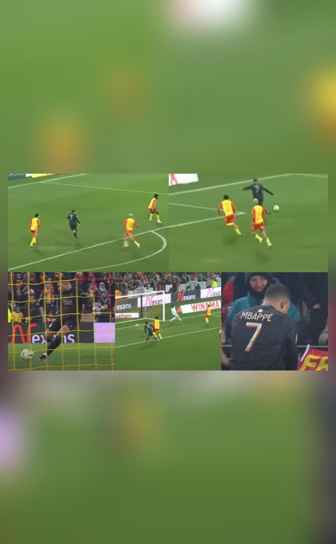 PSG's Mbappe beats players with pace, hits ball into far corner ...