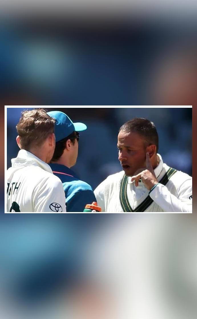 Khawaja suffers a nasty blow to chin by Shamar's bouncer | Hatke News ...