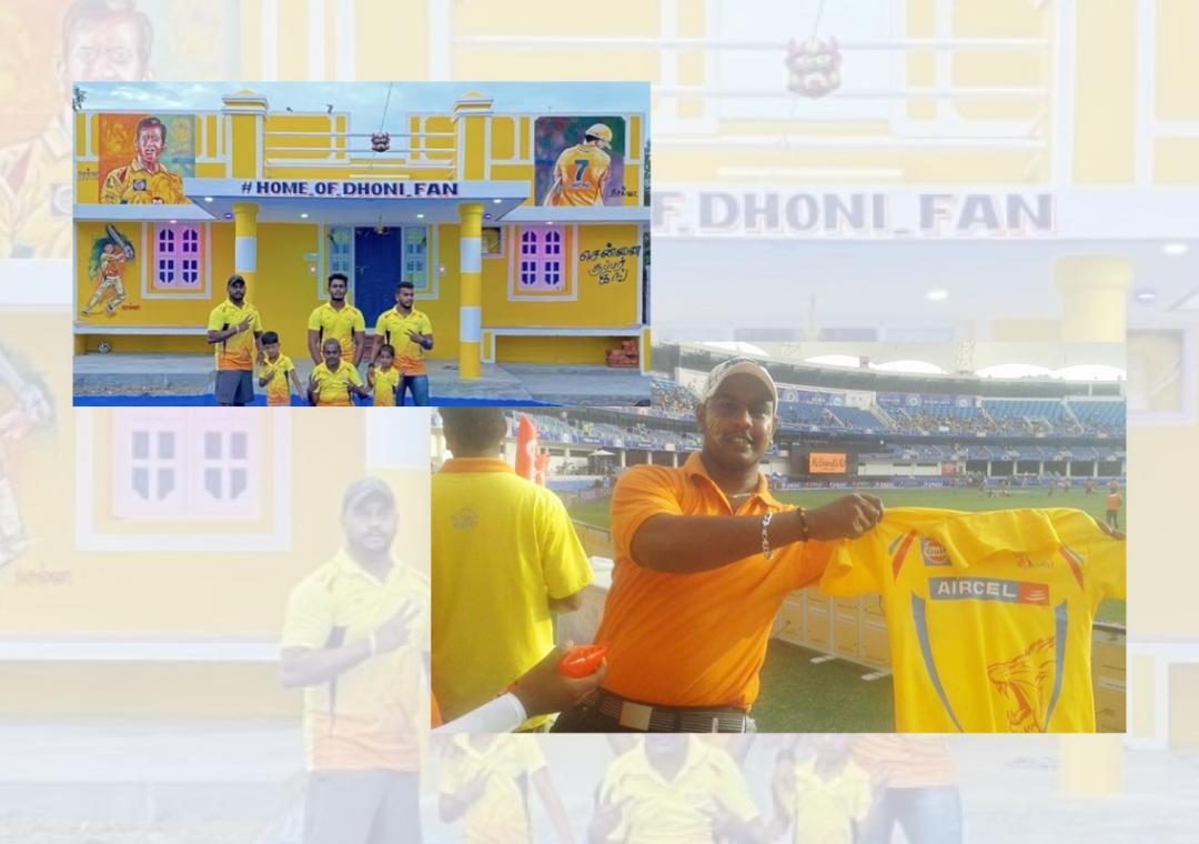MS Dhoni fan who went viral for painting house in CSK colours dies by ...