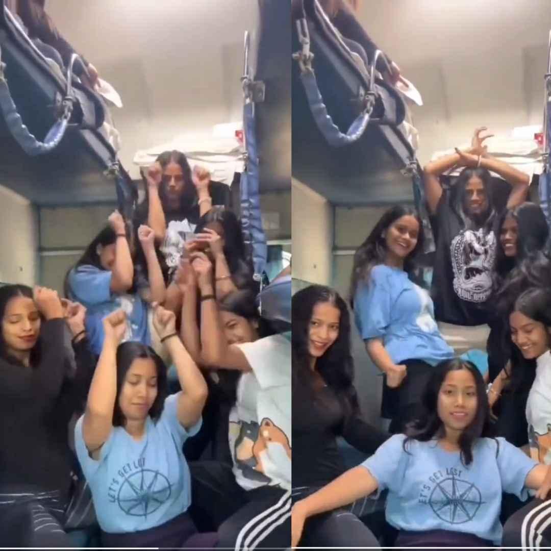 Girls’ Train Dance: Latest viral video sparks social media Buzz ...