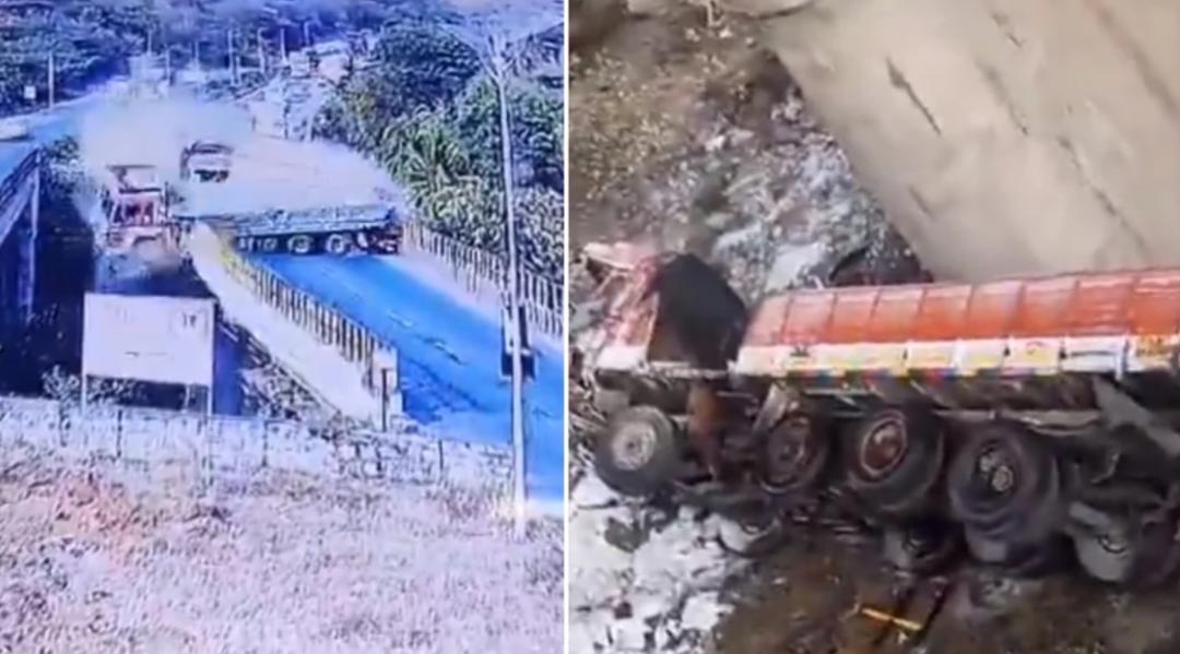 4 dead in car & trucks collision in TN; video shows truck falling off ...