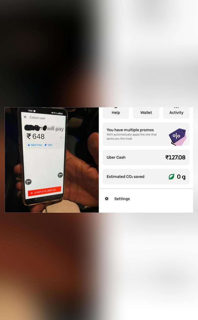 'Cheated by Uber driver using fake screenshot of fare,' claims Delhi ...