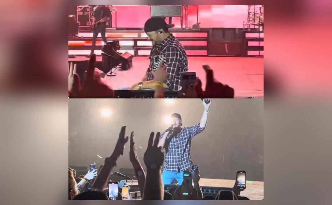 Luke Bryan slips & falls during performance, Viral moment | World News ...
