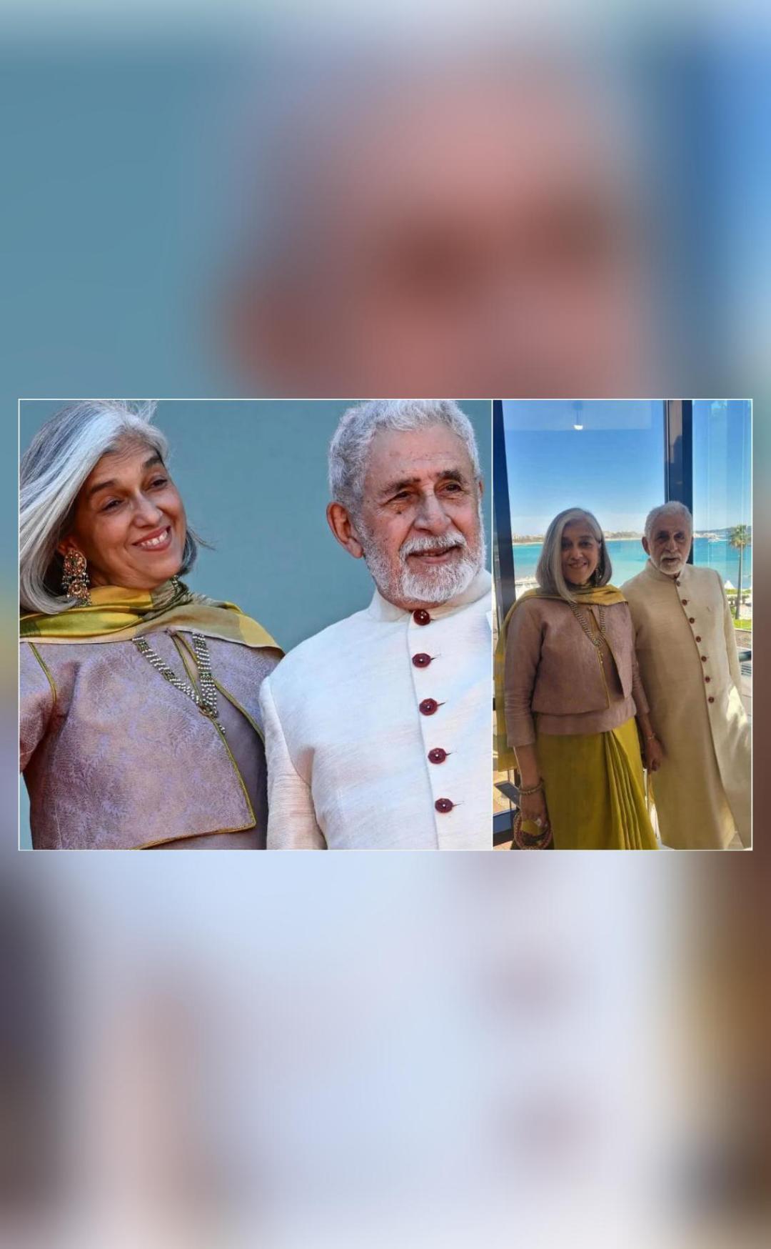 Ratna Pathak makes Cannes debut, upcycles old saree for red carpet ...