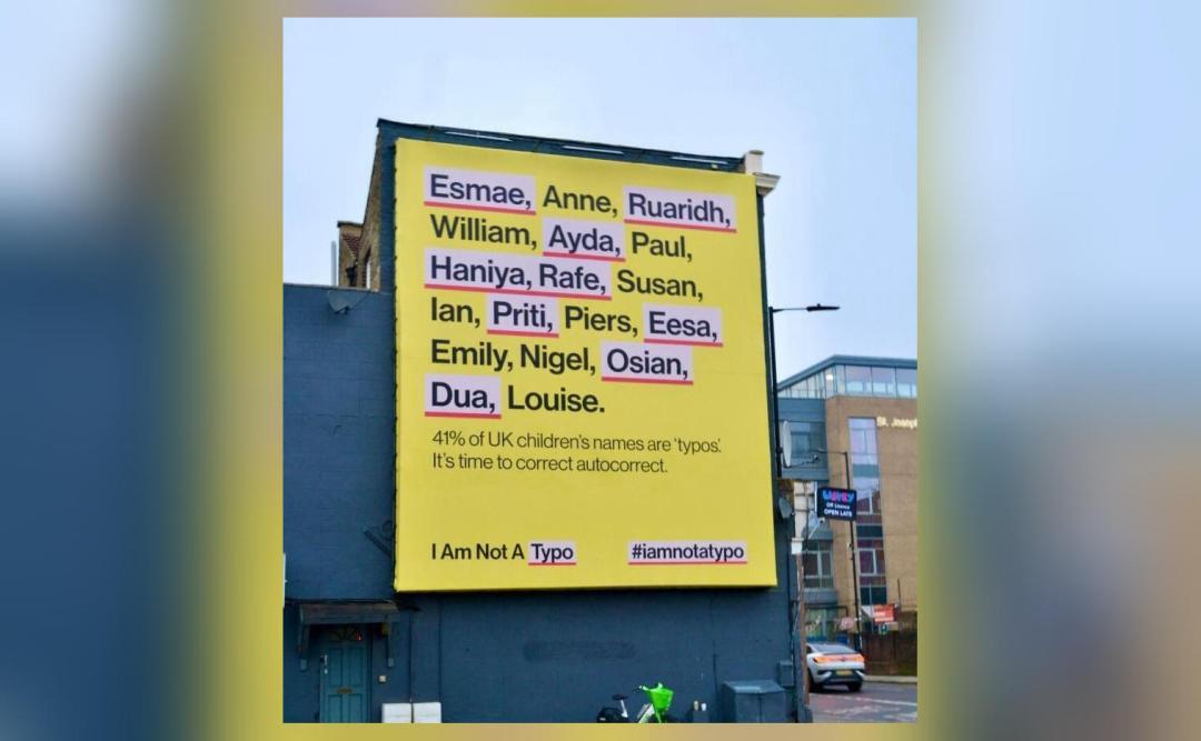 What is the 'I am not a typo' campaign, involving Indian names ...