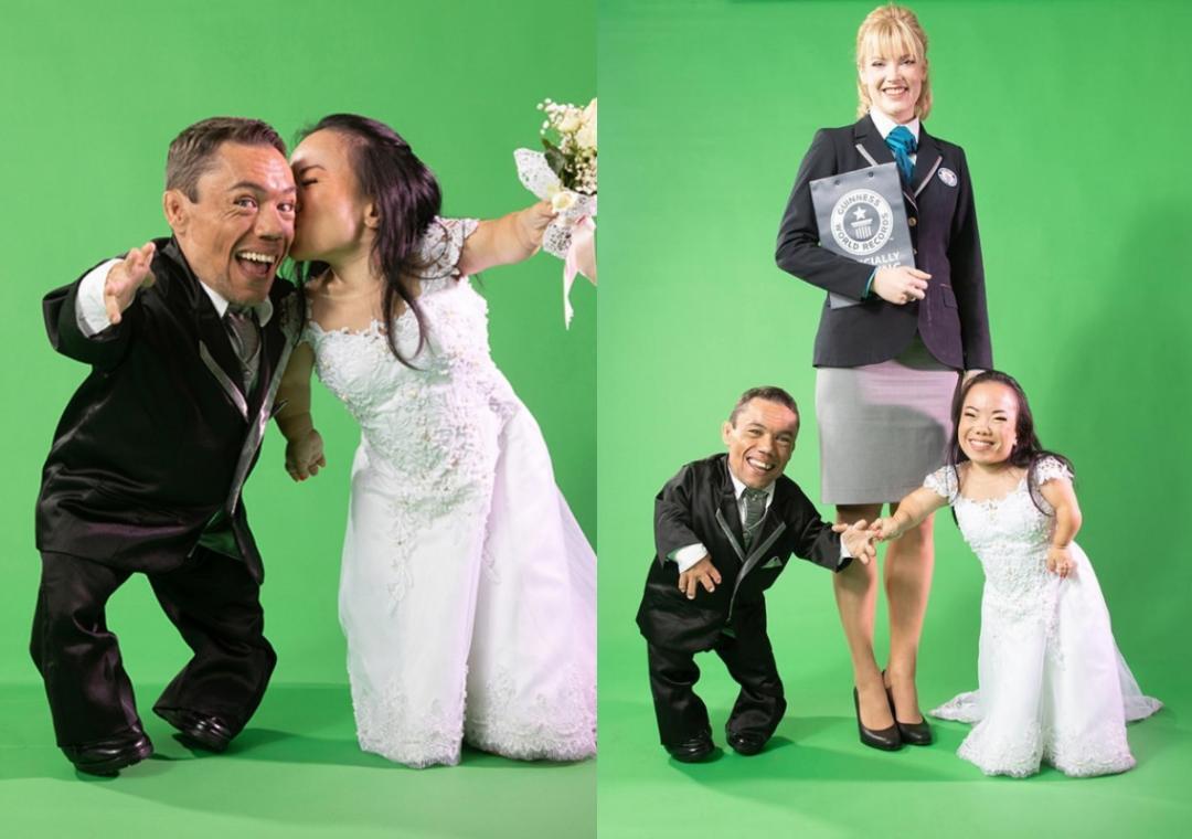 Guinness World Records shares pics of world's shortest married couple ...