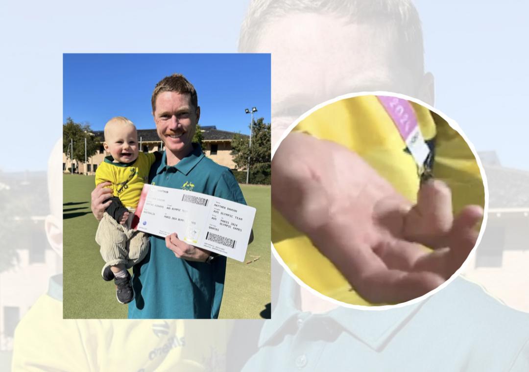 Australian hockey player Matt Dawson cuts part of his finger to play at ...