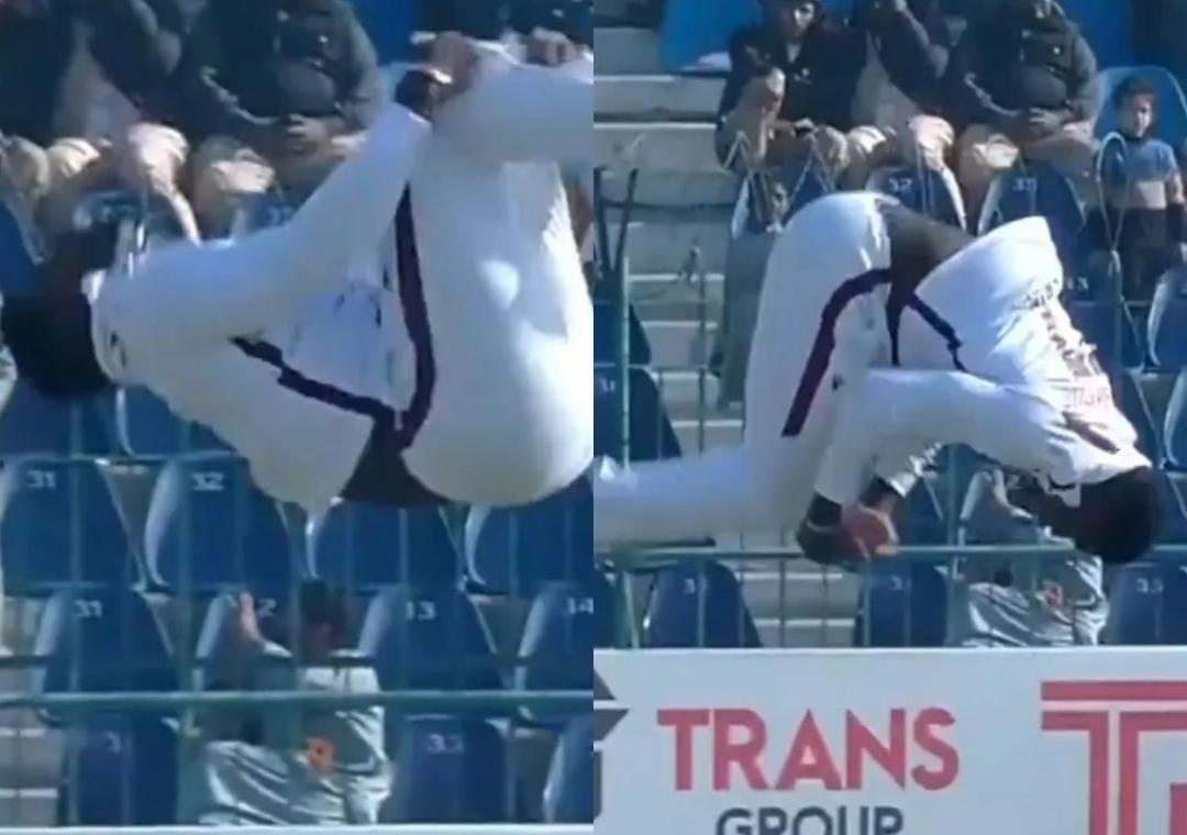 Kevin Sinclair stuns fans with somersault celebration vs Pakistan ...