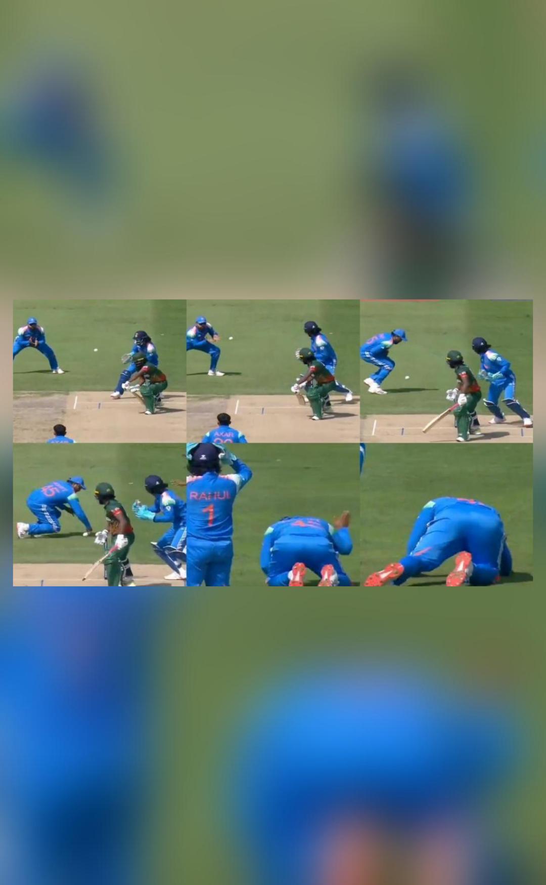 Rohit Sharma drops catch on Axar Patel’s hat-trick ball, slams ground ...