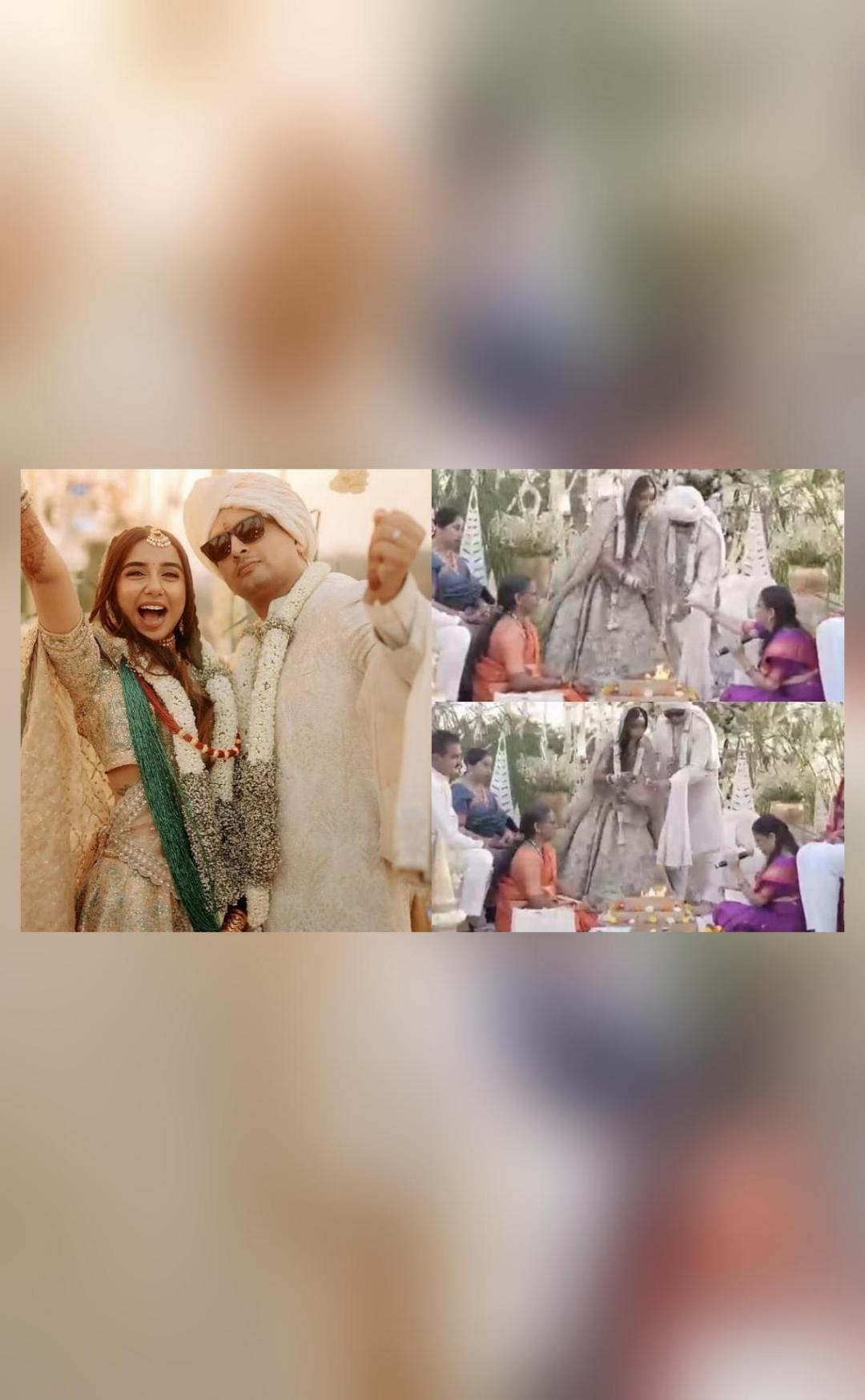 Female priests officiate wedding rituals of Prajakta Koli ...