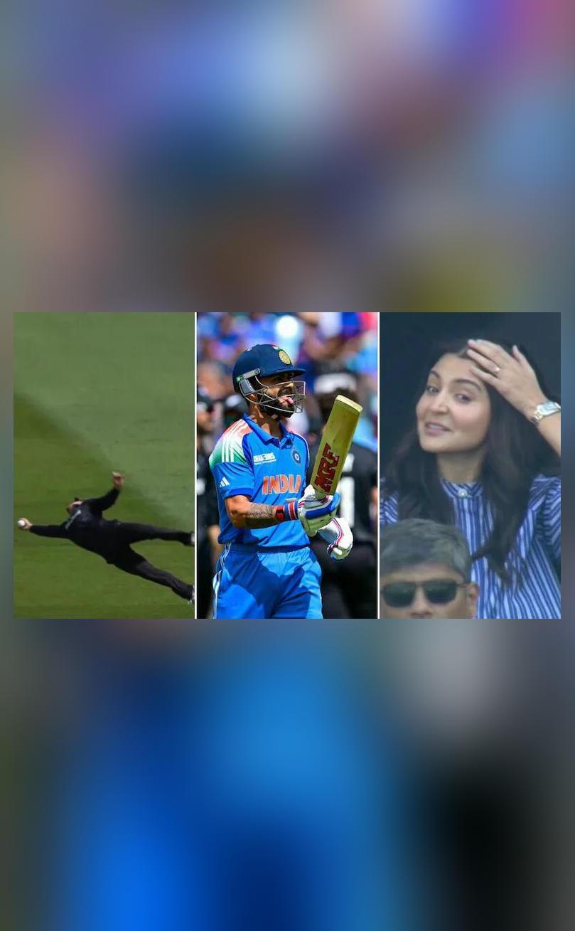 Anushka Sharma's reaction to Phillips' one-handed catch of Kohli goes ...