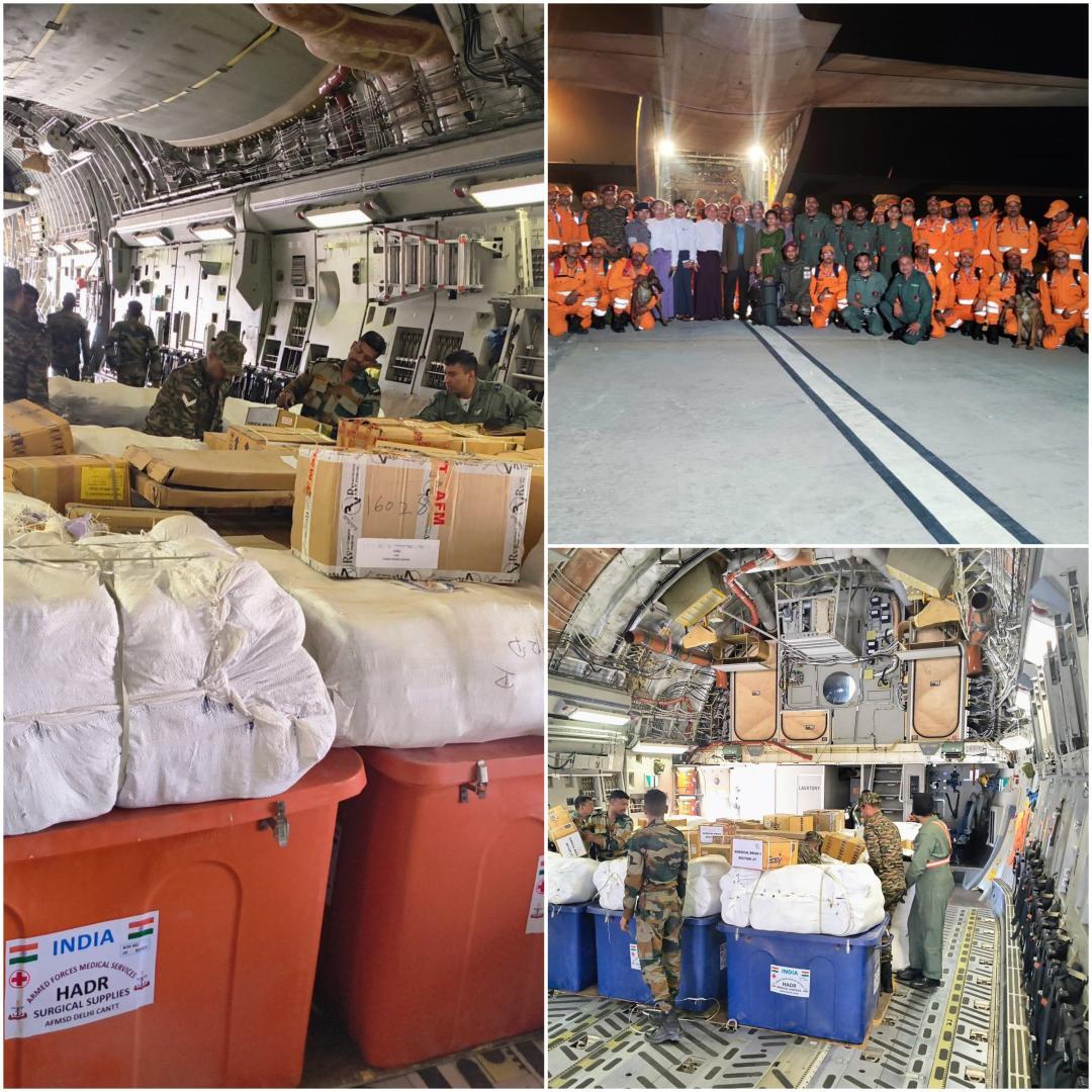 How is India's 'Operation Brahma' helping Myanmar after earthquake ...