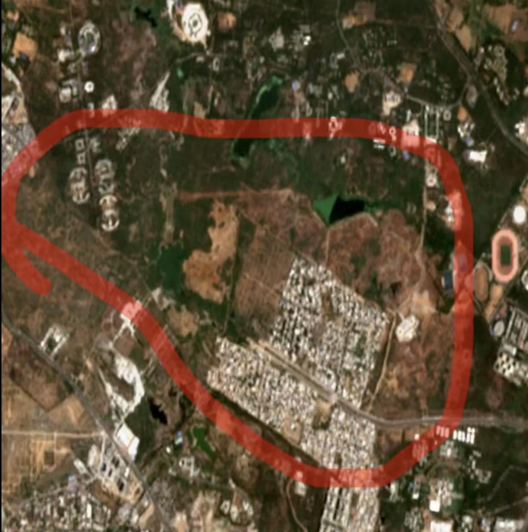Images from space show extent of deforestation at 400-acre land next to ...