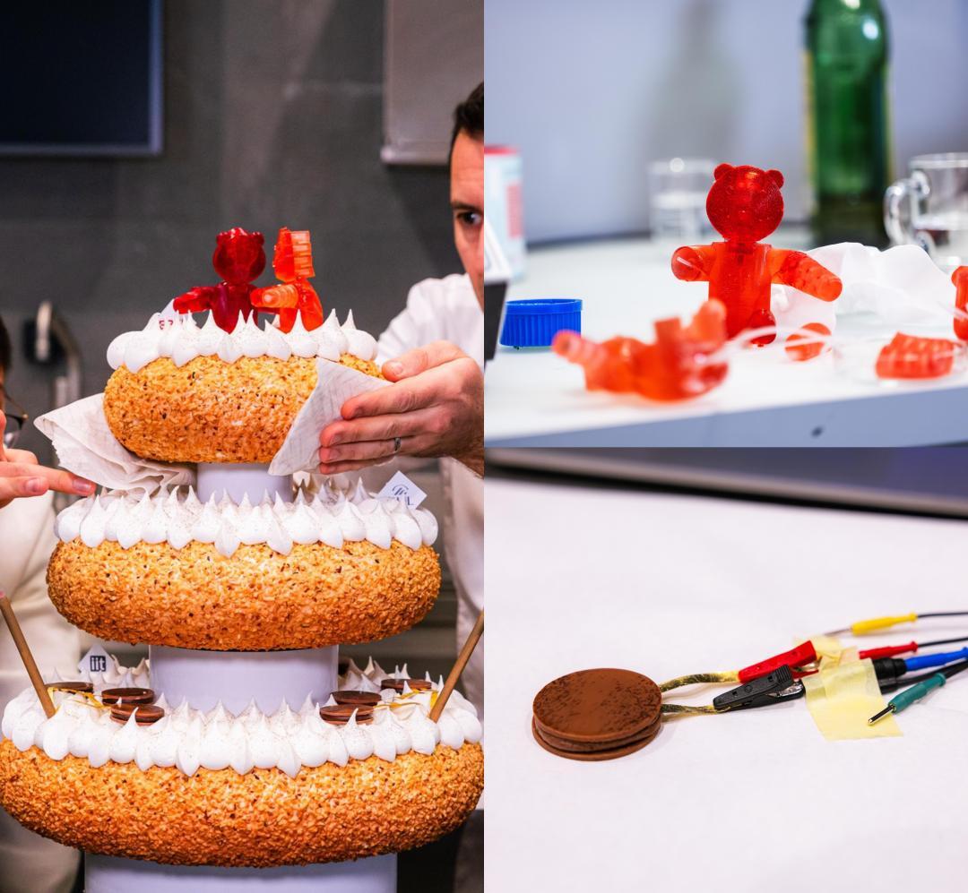 Robotic cake with edible chocolate batteries created by scientists ...