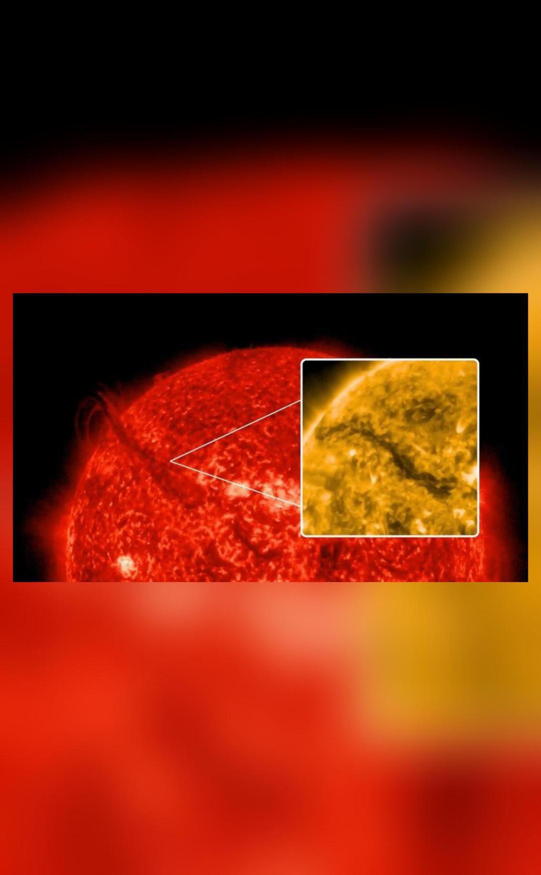 What is the reason behind glowing trench getting carved on Sun ...