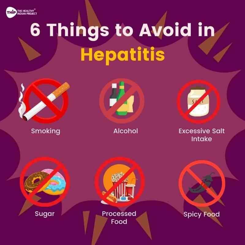 hepatitis patients should avoid